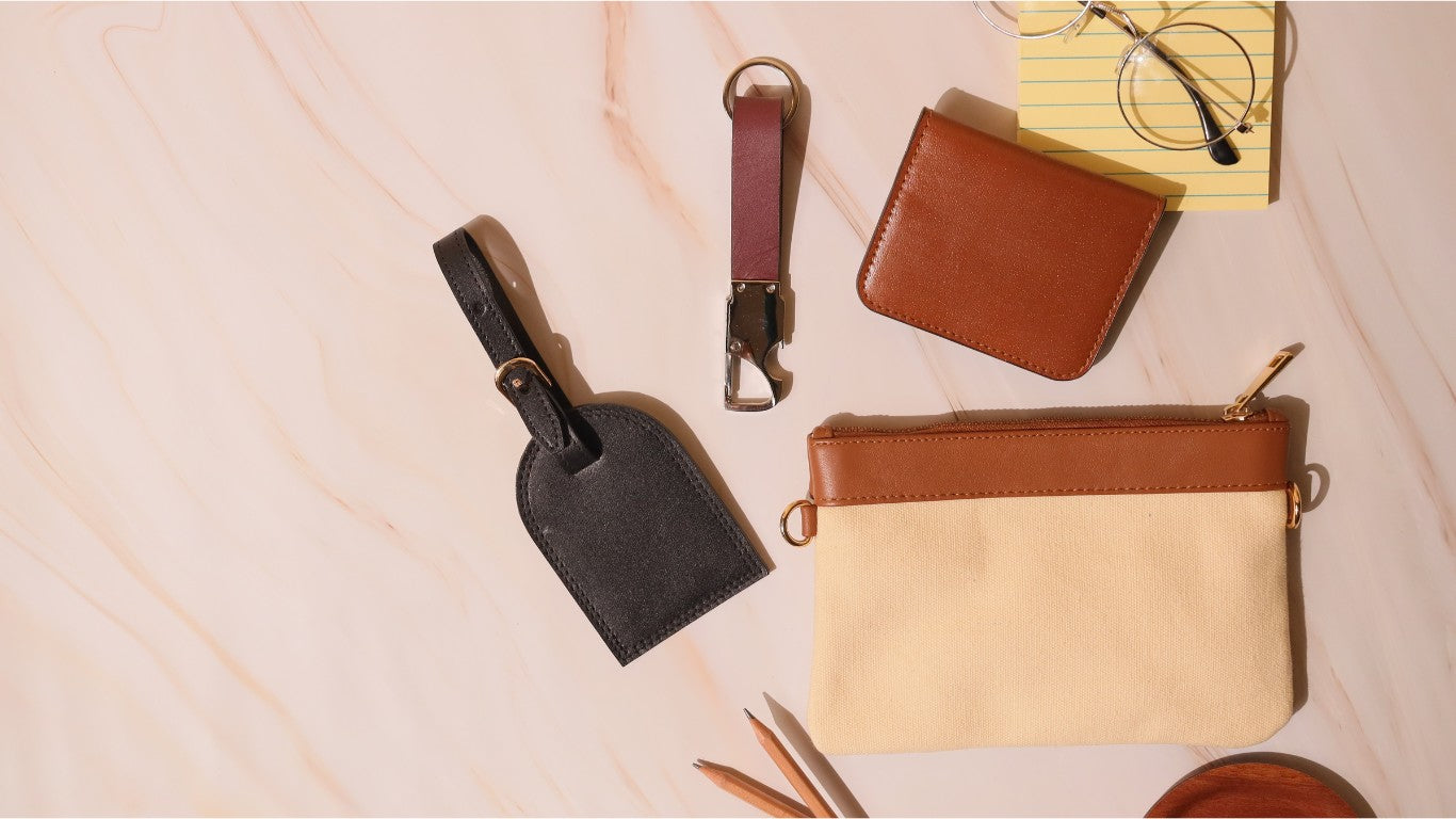 Customized Leather Corporate Business Gifts – Bicyclist: Handmade ...